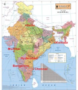 Free Map of India in Hard Copy - KuchBhi