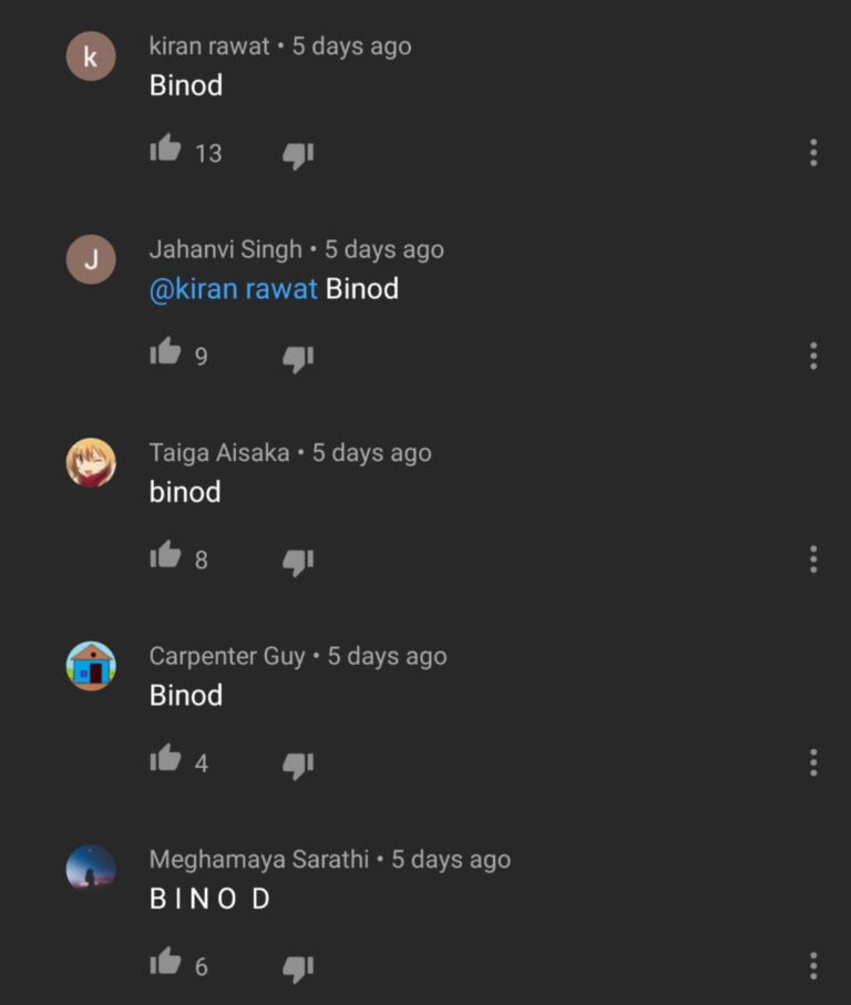 Internet Flooded with Binod, Who is Binod? - KuchBhi