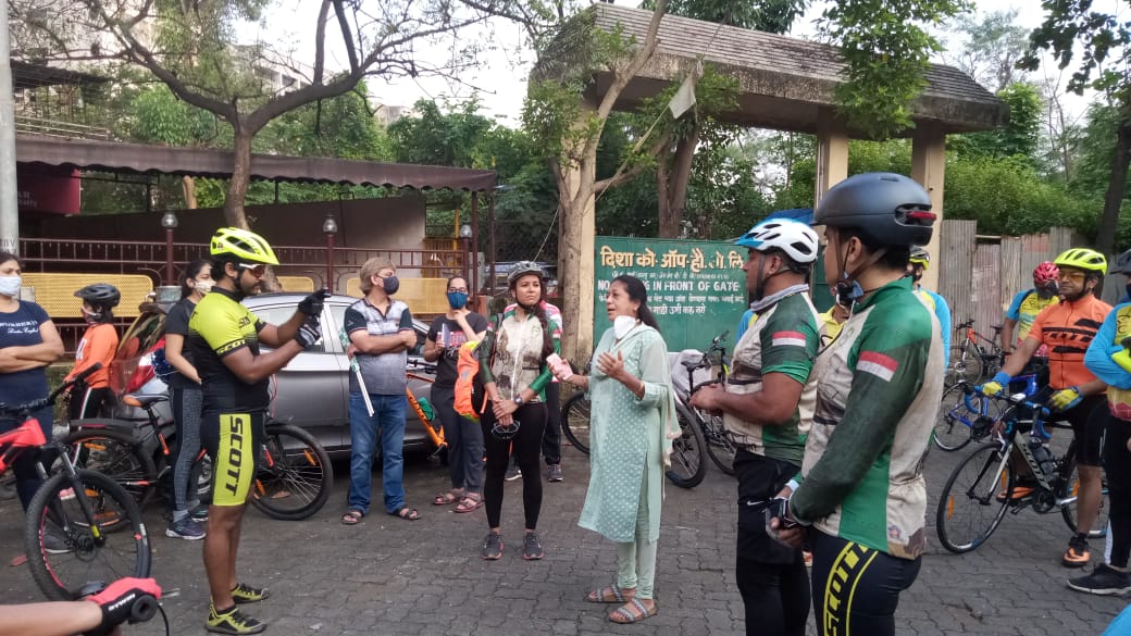 Cycle Chala City Bacha-Debut Ride for Mumbai North Ward