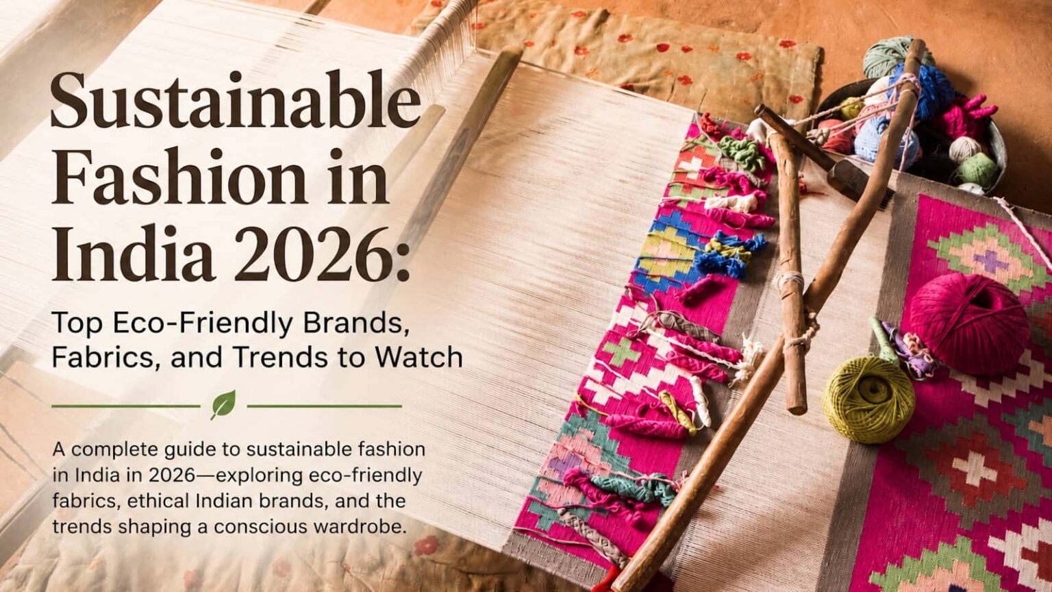 Sustainable Fashion in India 2026: Top Eco-Friendly Brands, Fabrics ...